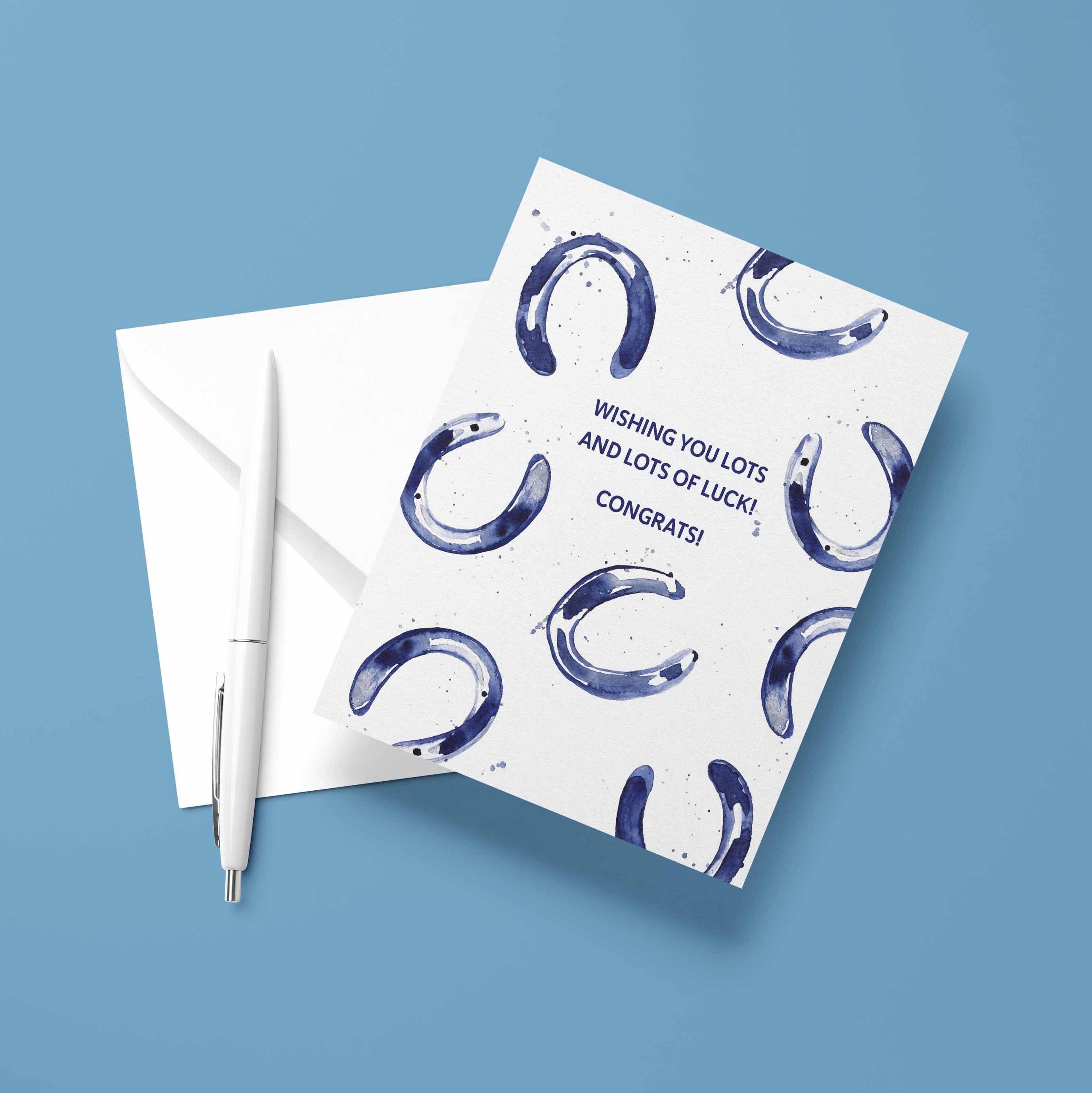 Wishing You Lots of Luck Congrats Card – MarisaMade