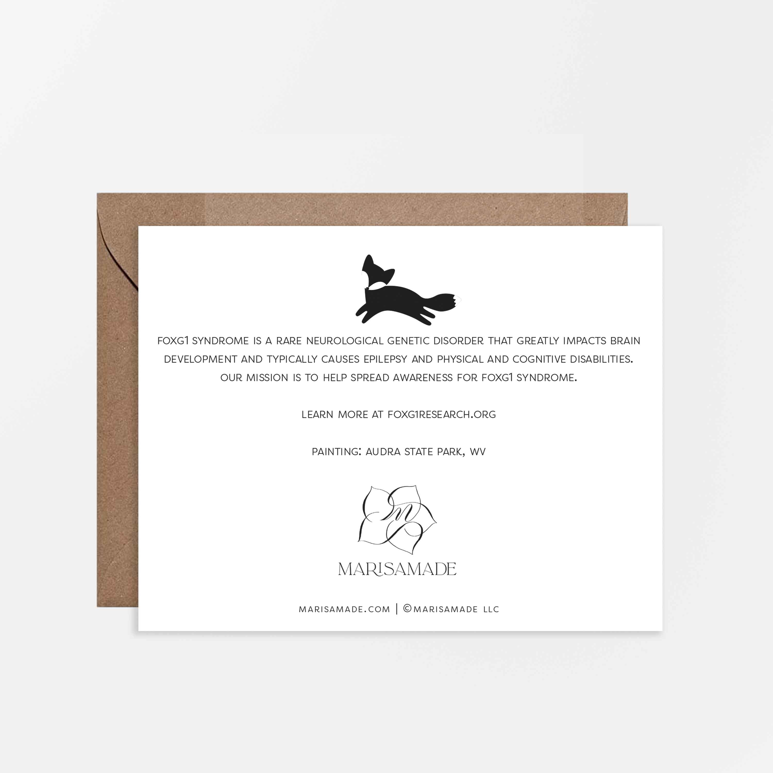 Audra State Park Card – MarisaMade