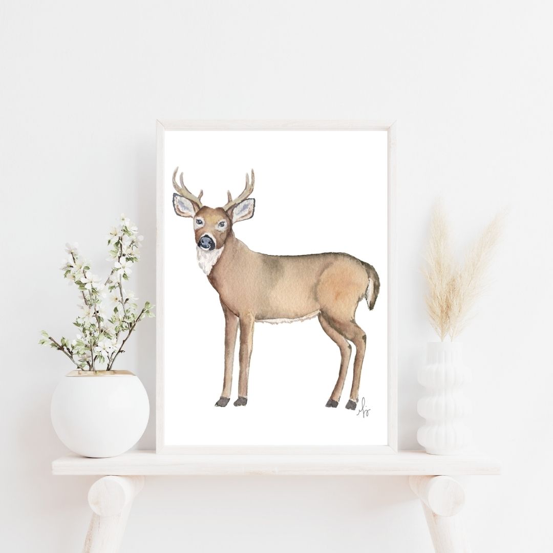 Deer Art Print – MarisaMade
