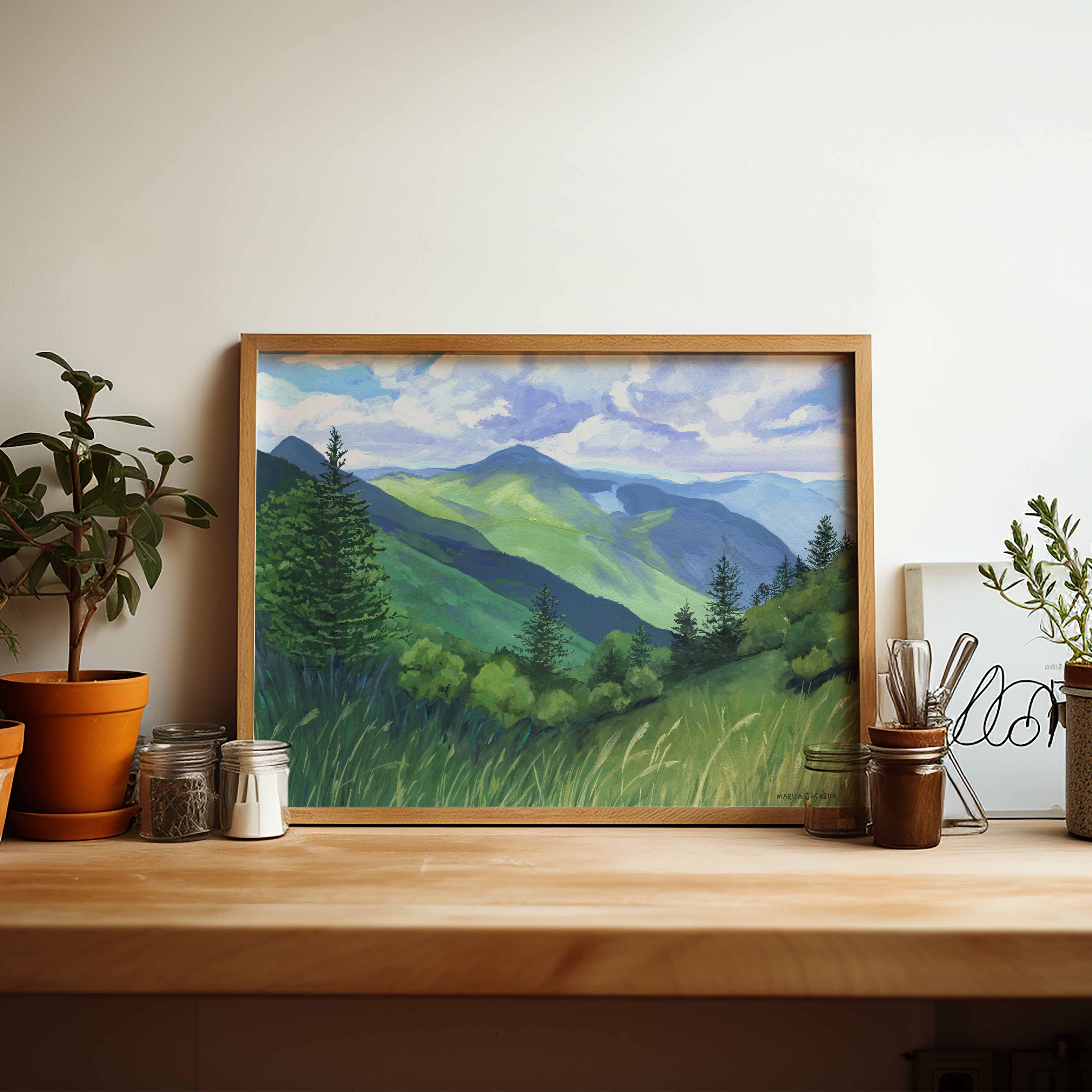 The Place I Roam Art Print – MarisaMade