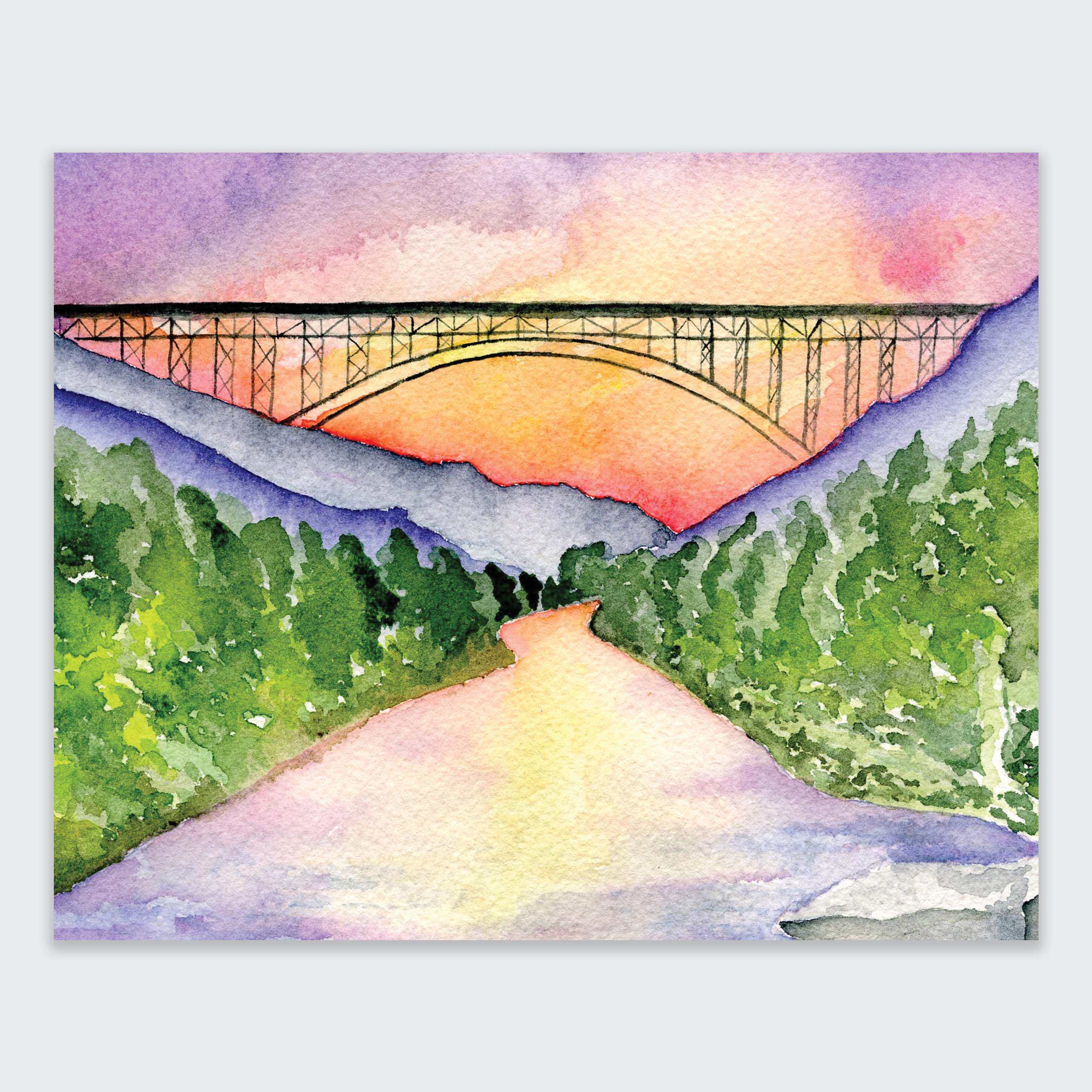 New River Gorge National Park Art Print – MarisaMade