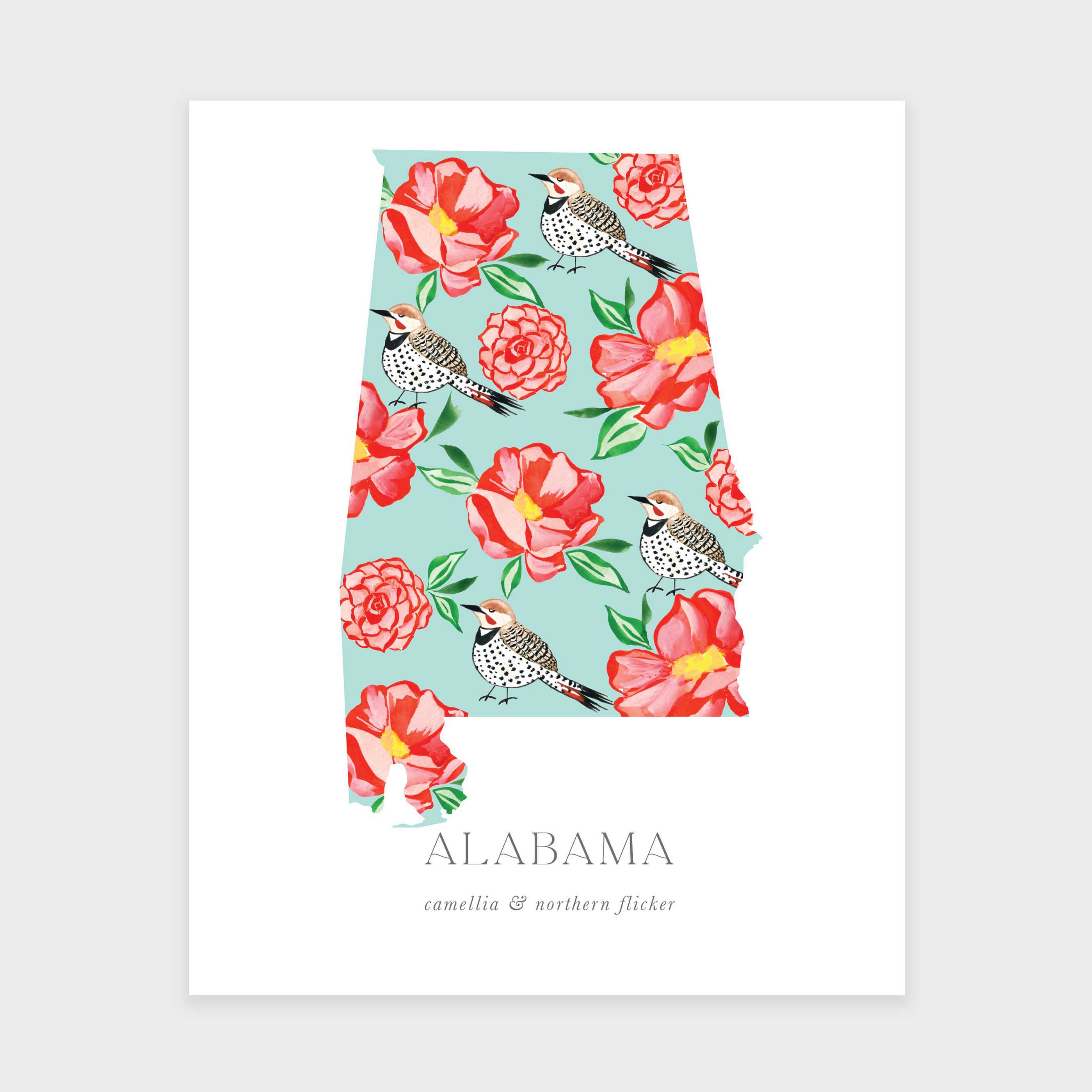 Alabama State Flower Art Print – MarisaMade