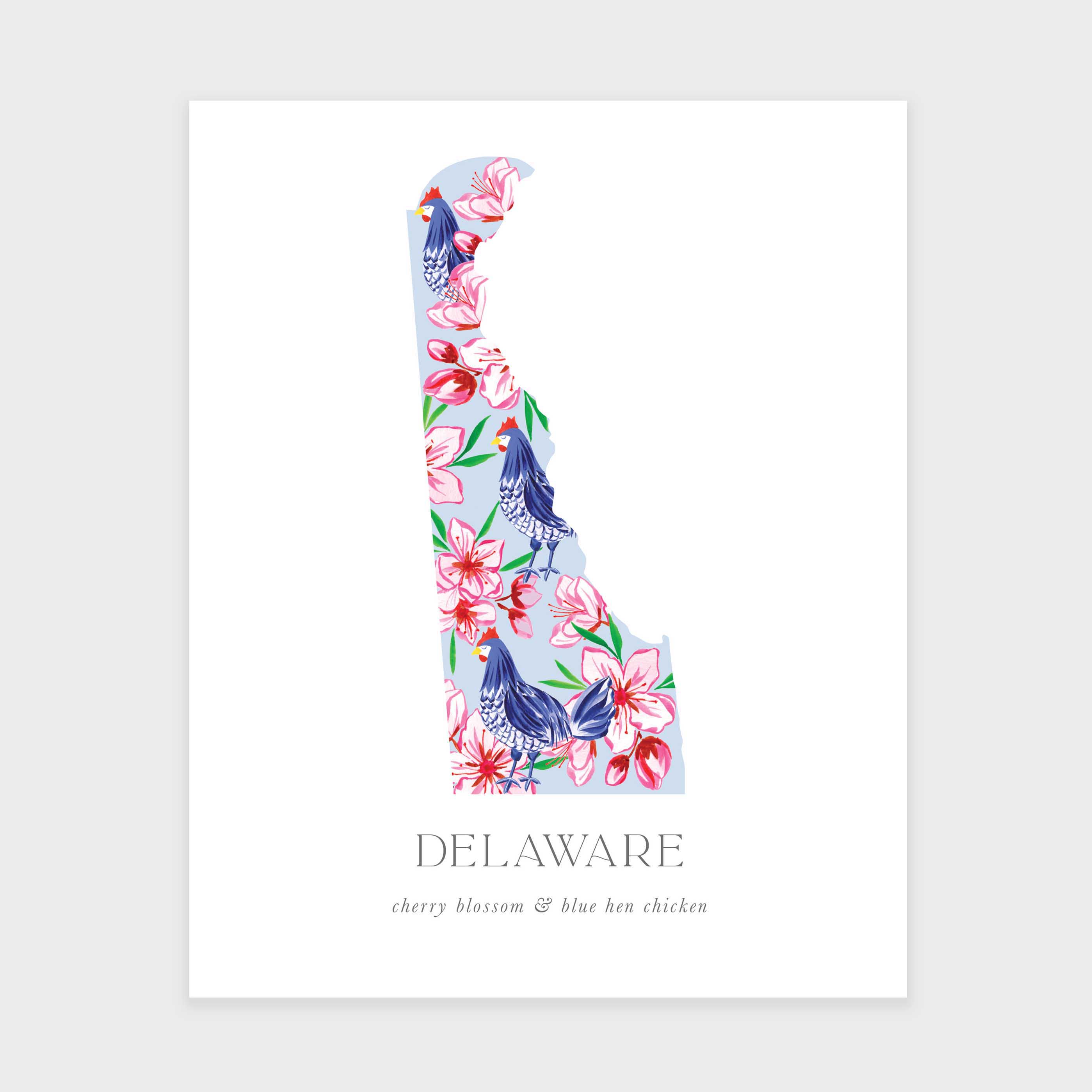 Delaware State Flower Art Print – MarisaMade