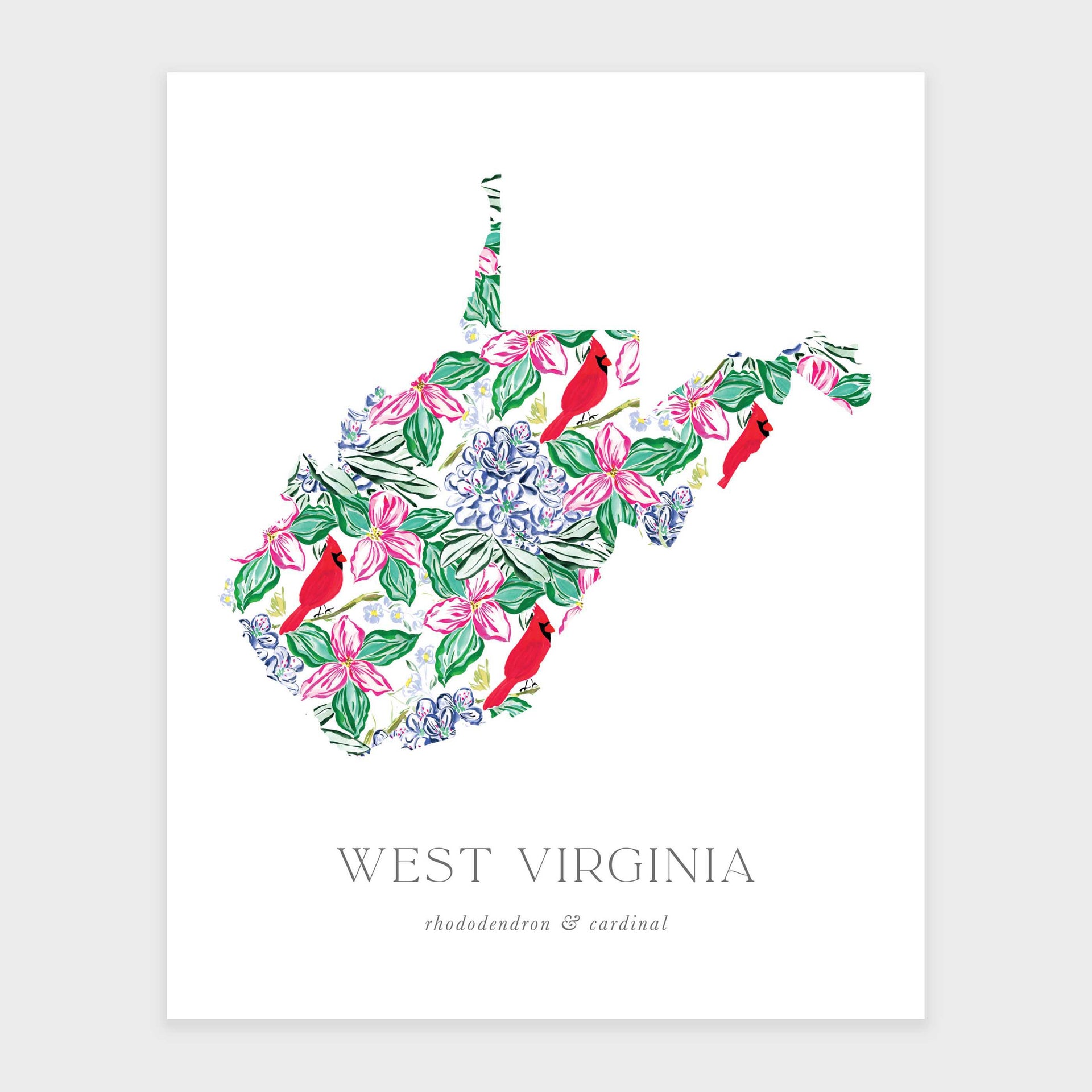 West Virginia State Flower Art Print – MarisaMade